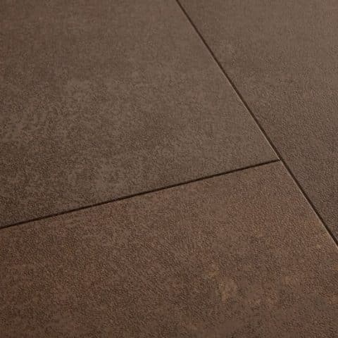 Suelo Vinílico SPC Click QUICK STEP Alpha Vinyl Oro Roca canela AVSTU40233